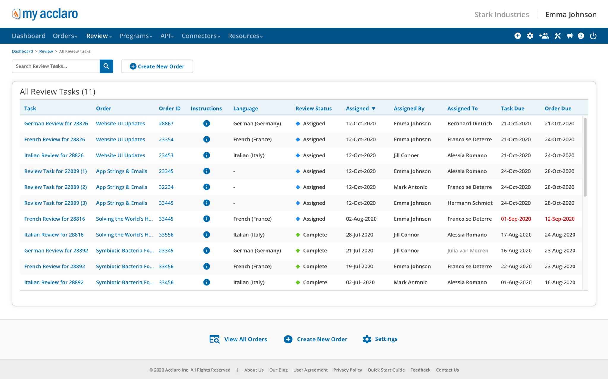 My Acclaro — your new hub for translation review management | Acclaro