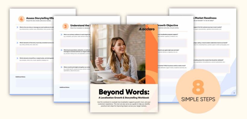 Beyond Words: A Localization Growth & Storytelling Workbook | Acclaro